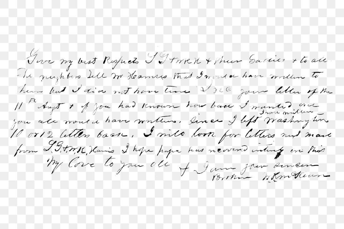 Vintage cursive writing png, calligraphy | Premium PNG - rawpixel