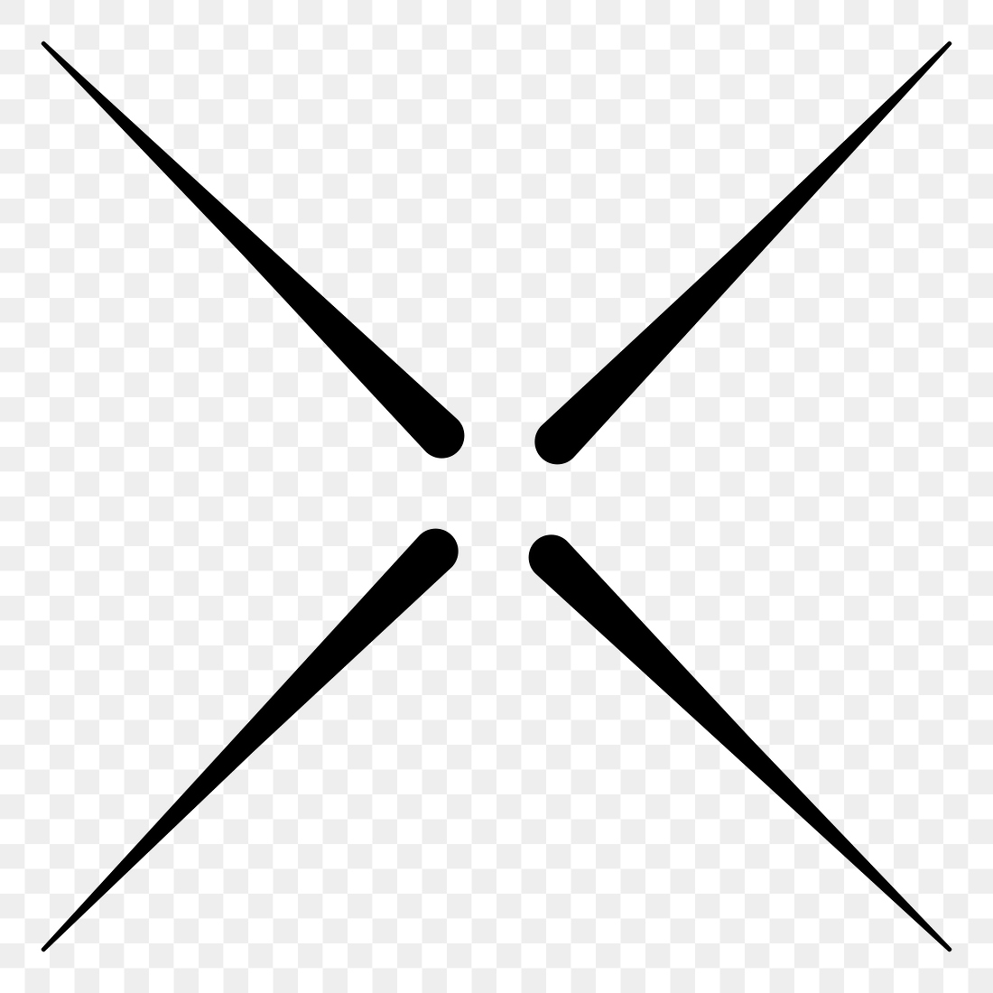 Abstract x sign png, transparent | Premium PNG - rawpixel