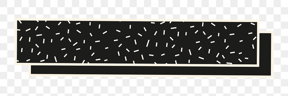 Black abstract rectangle png shape, | Premium PNG - rawpixel