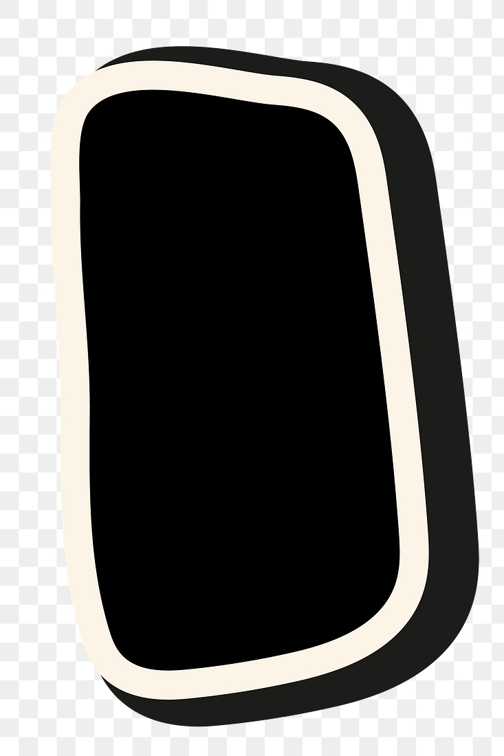Black rectangle shape png, transparent | Premium PNG - rawpixel
