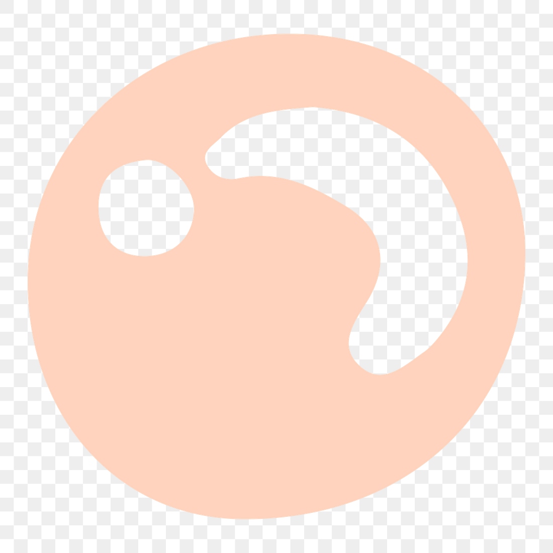 PNG pastel orange round shape, | Premium PNG - rawpixel