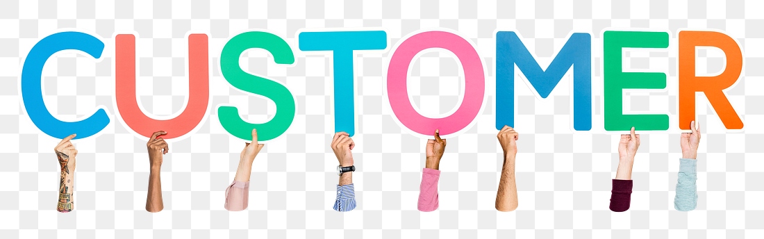 Customer word png element, transparent | Premium PNG - rawpixel