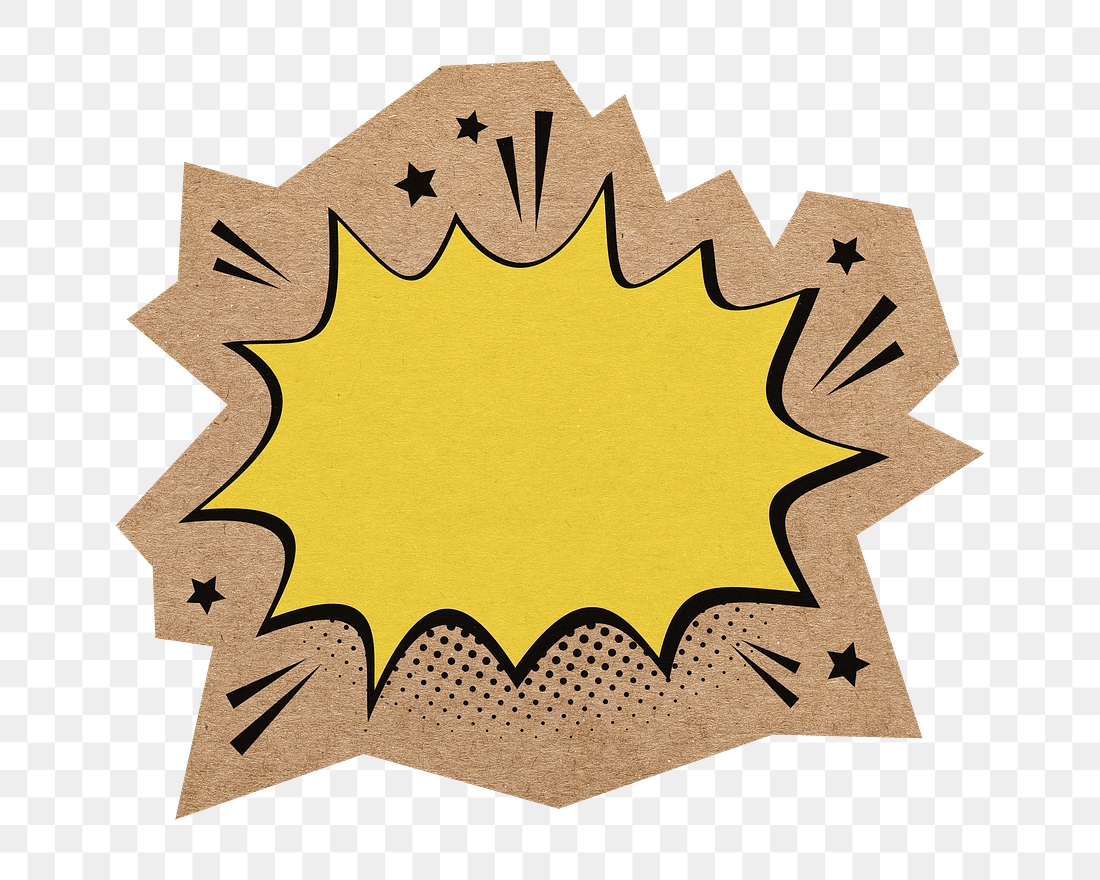 Cartoon speech bubble design element | Premium PNG - rawpixel