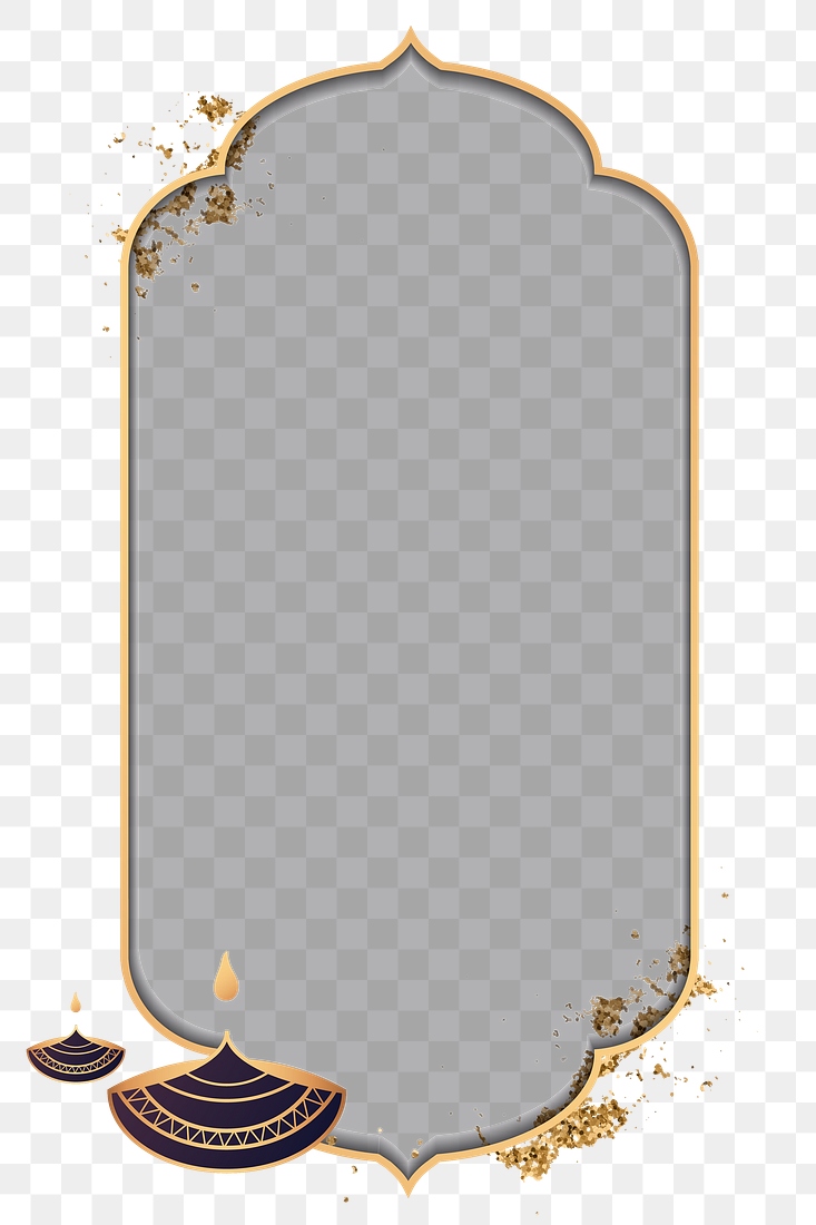 Png Islamic design frame, transparent | Premium PNG - rawpixel
