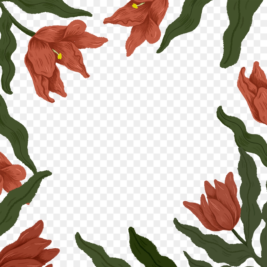 Flower png border, transparent background | Premium PNG - rawpixel