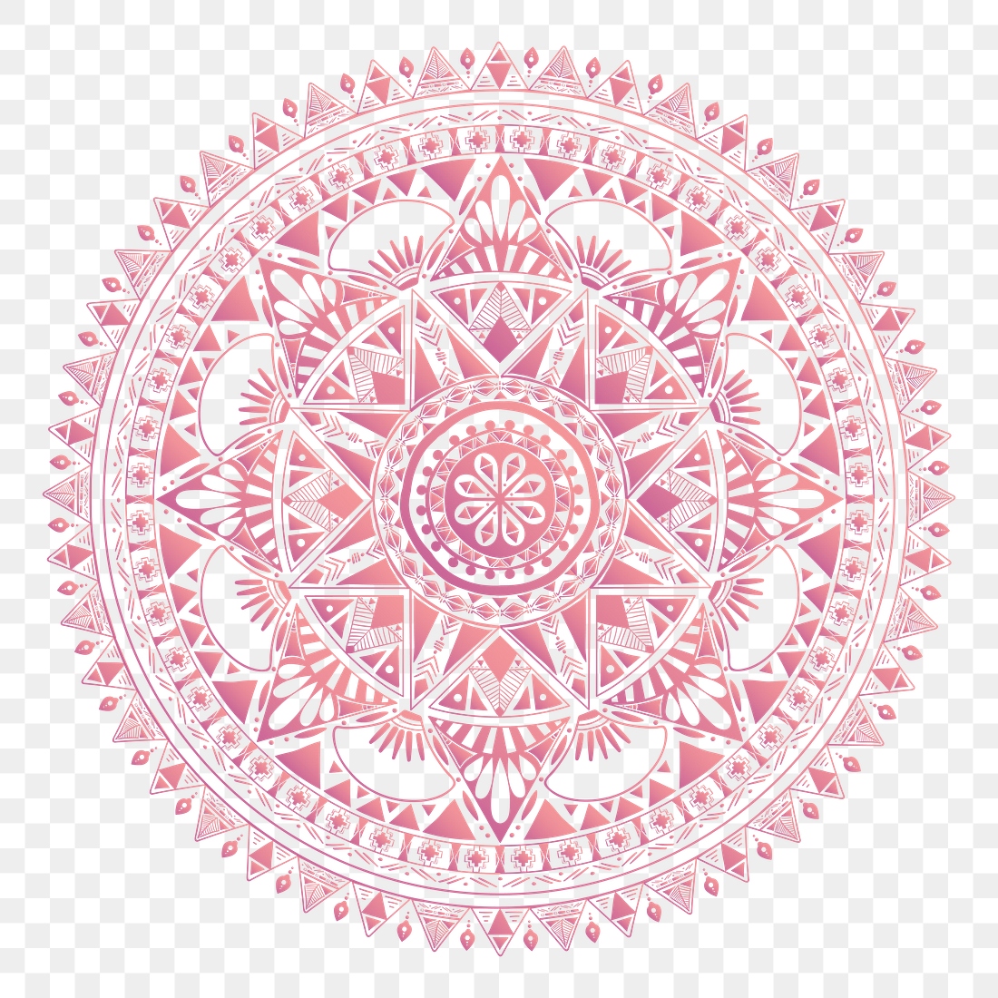 Png pink boho mandala design | Premium PNG - rawpixel