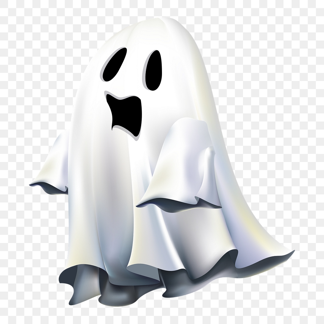 Halloween ghost png, transparent background | Premium PNG - rawpixel