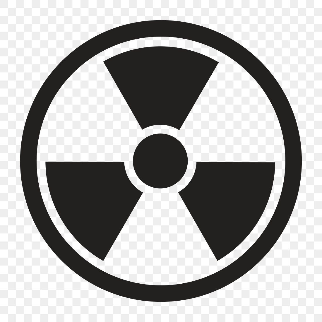 Radiation icon png, transparent background | Premium Icons - rawpixel