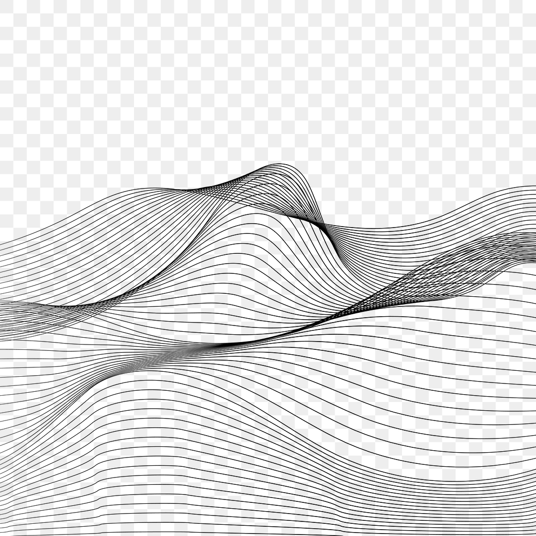 Png dynamic waves effect element | Premium PNG - rawpixel