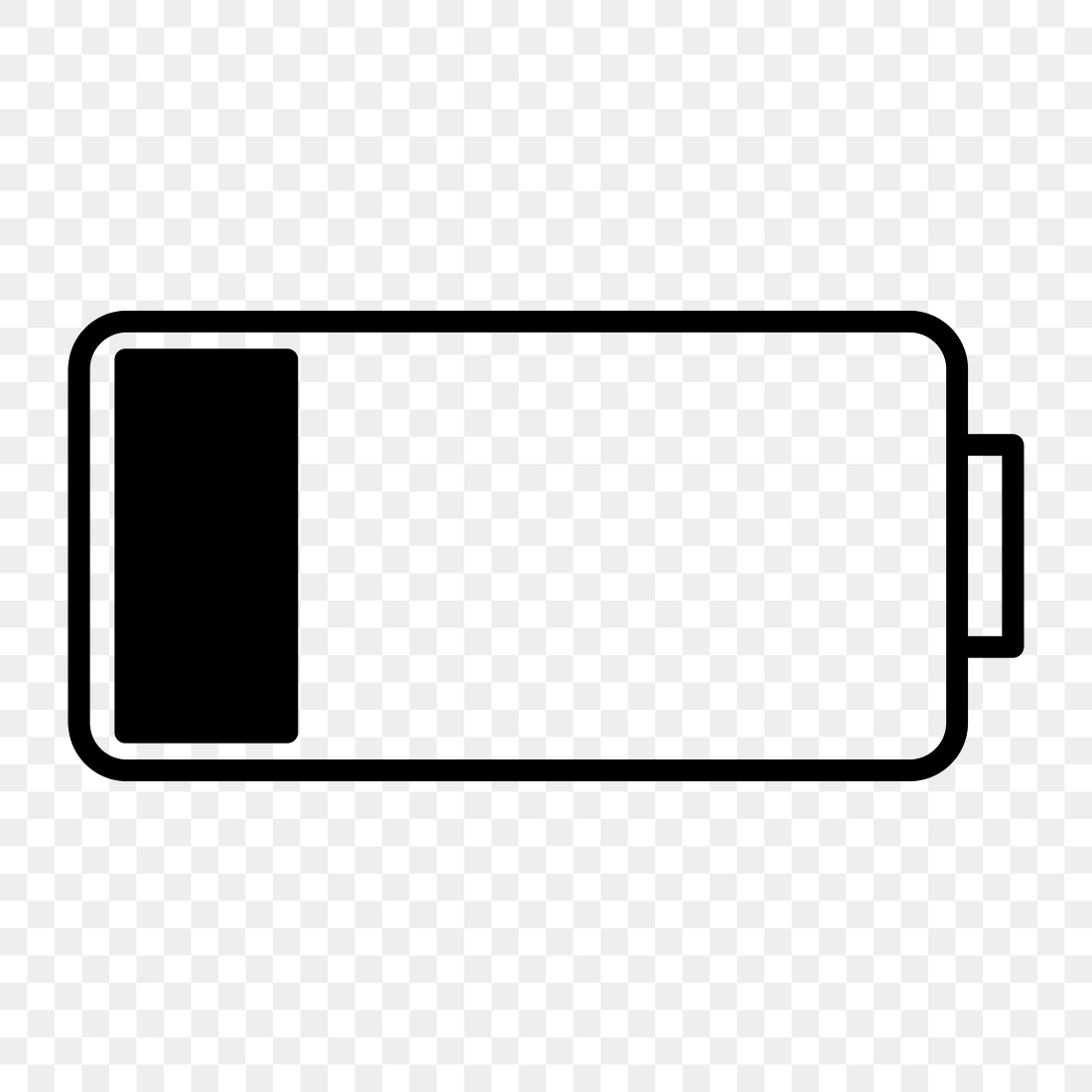 Low battery icon png, transparent | Premium Icons - rawpixel