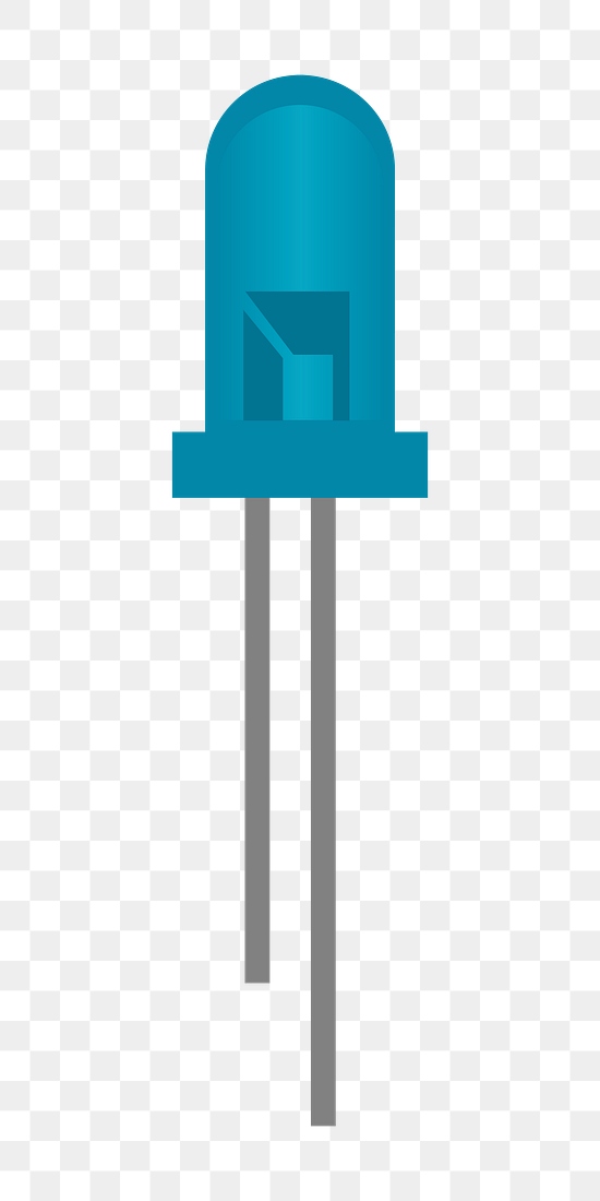 Blue led icon png illustration, | Free PNG - rawpixel