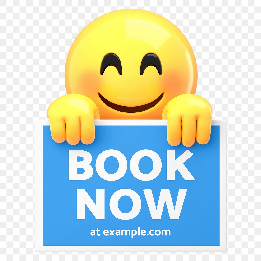 Png emoji holding sign sticker | Premium PNG - rawpixel