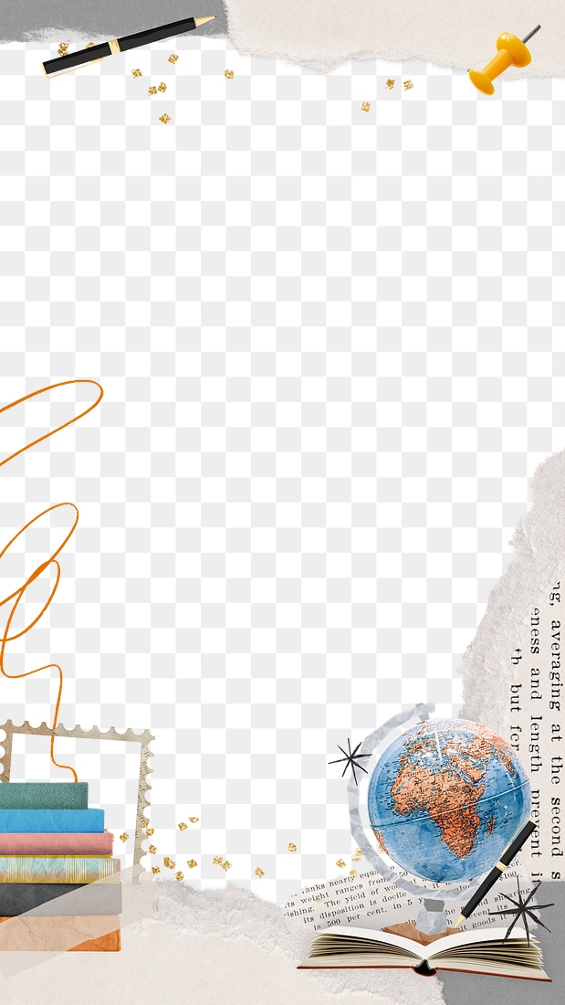 Aesthetic education png frame, transparent | Premium PNG - rawpixel