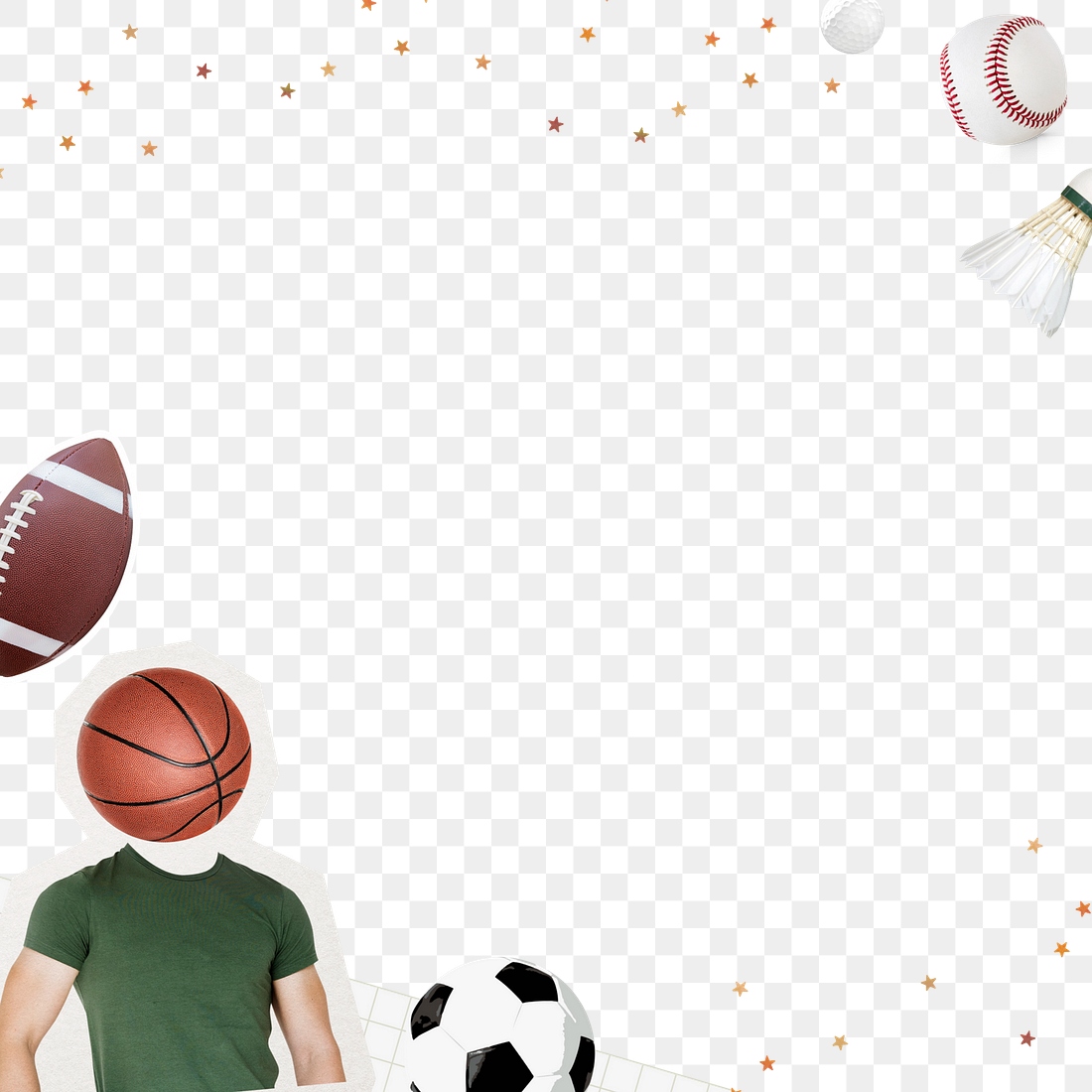 Sports collage png frame, transparent | Premium PNG - rawpixel