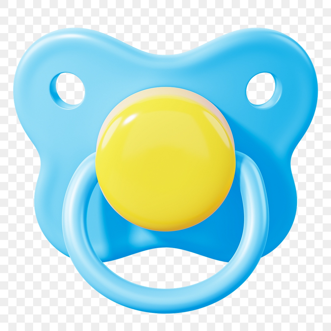 Baby pacifier png 3D, transparent | Premium PNG - rawpixel