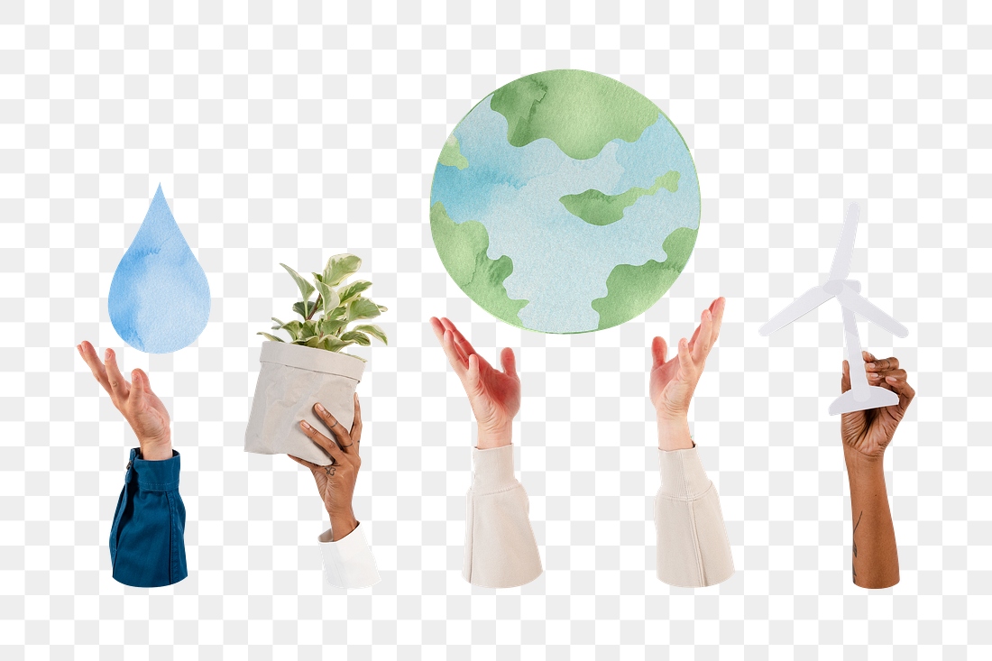 PNG hands holding sustainable environment | Premium PNG - rawpixel