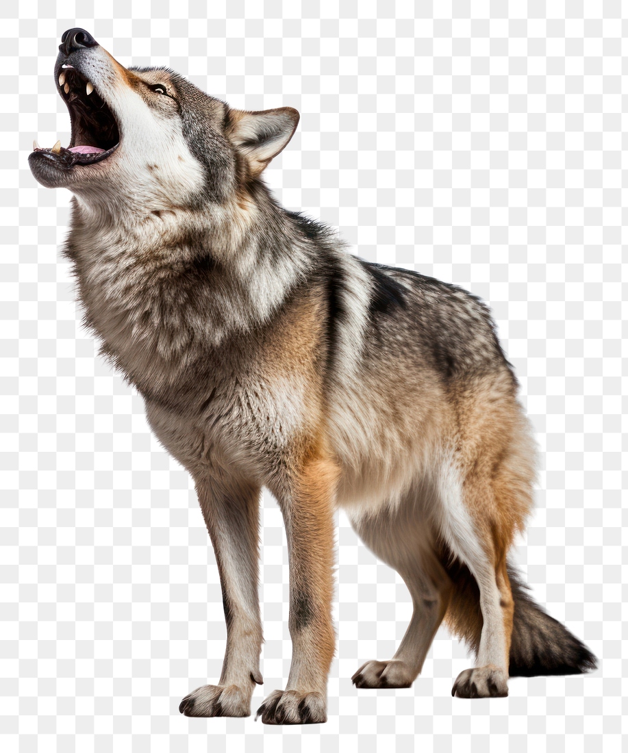 PNG Wolf howling mammal animal | Premium PNG - rawpixel