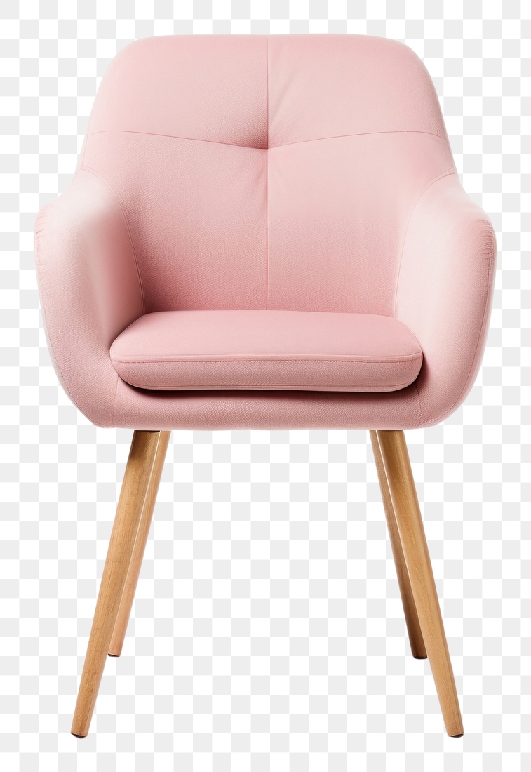 PNG Pink armchair, home furniture | Free PNG - rawpixel