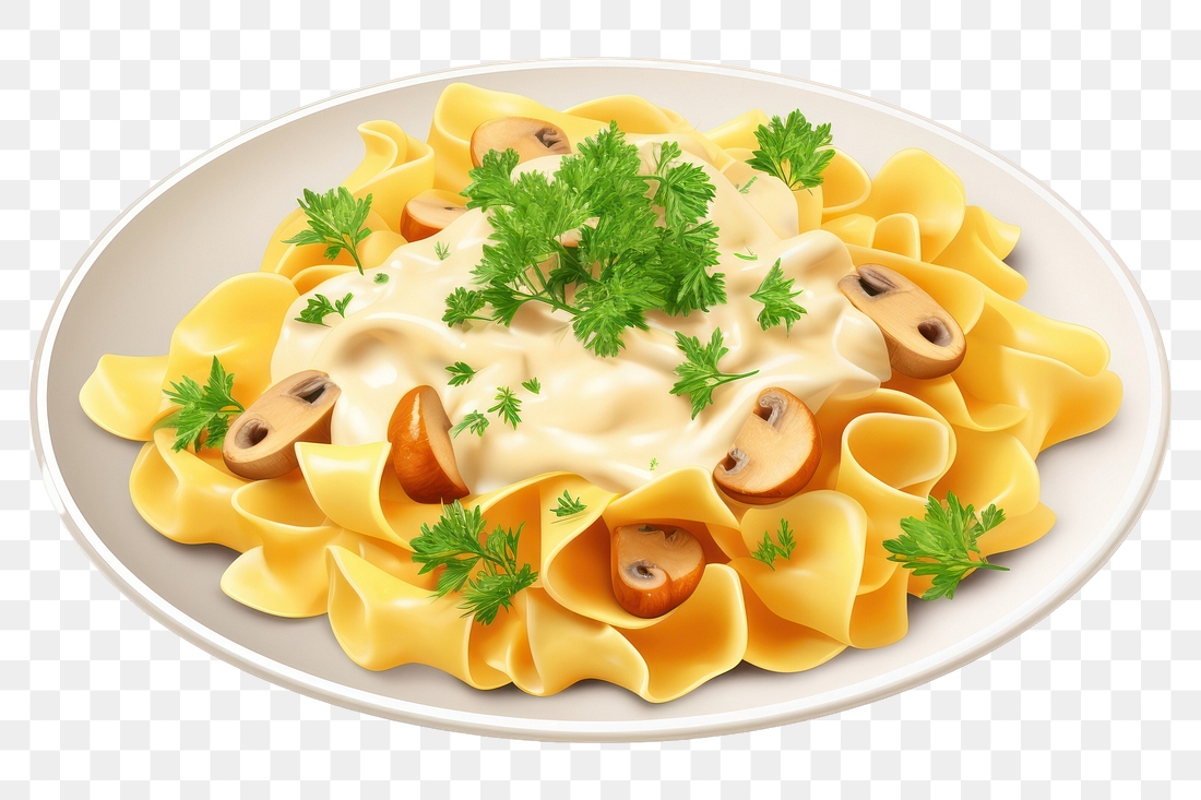 PNG Pasta parsley plate herbs. | Premium PNG - rawpixel