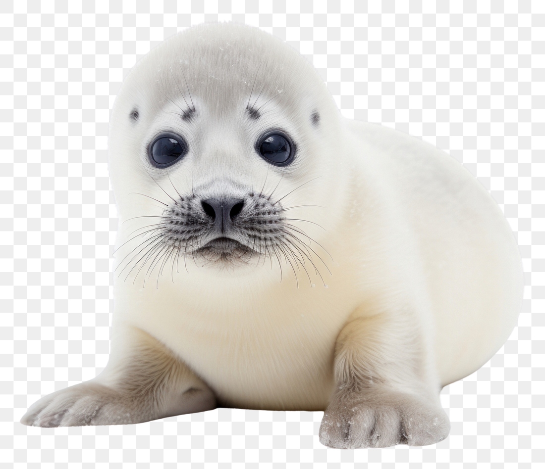 PNG Harp seal animal mammal | Free PNG - rawpixel
