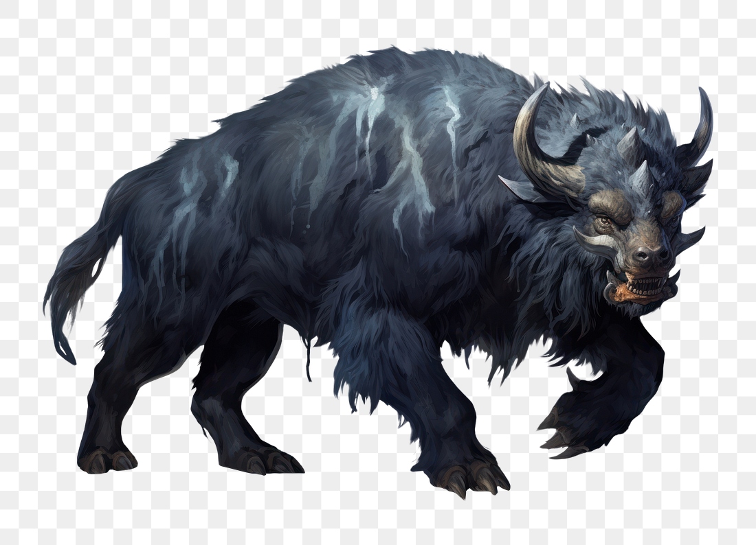 PNG Beast animal livestock mammal. | Premium PNG - rawpixel