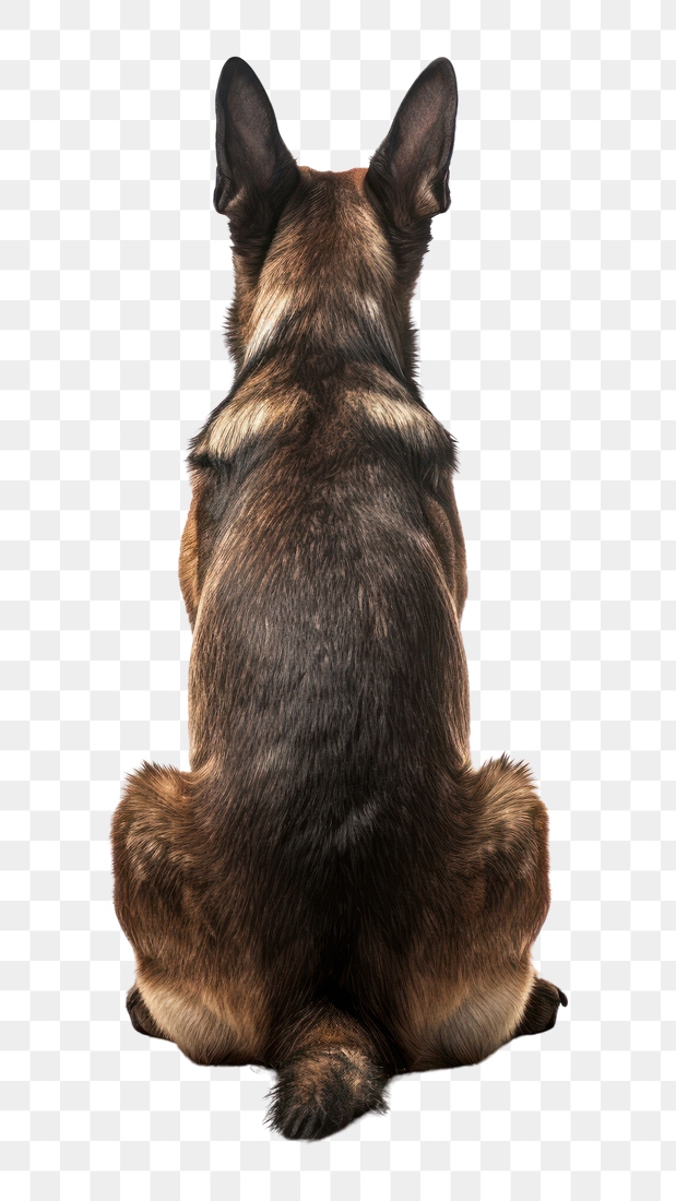 PNG Dog back view mammal | Free PNG - rawpixel