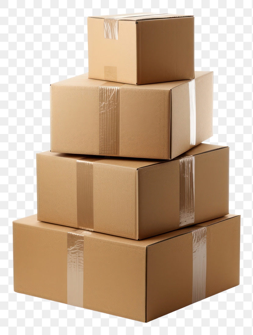 PNG Stacked moving boxes cardboard | Premium PNG - rawpixel