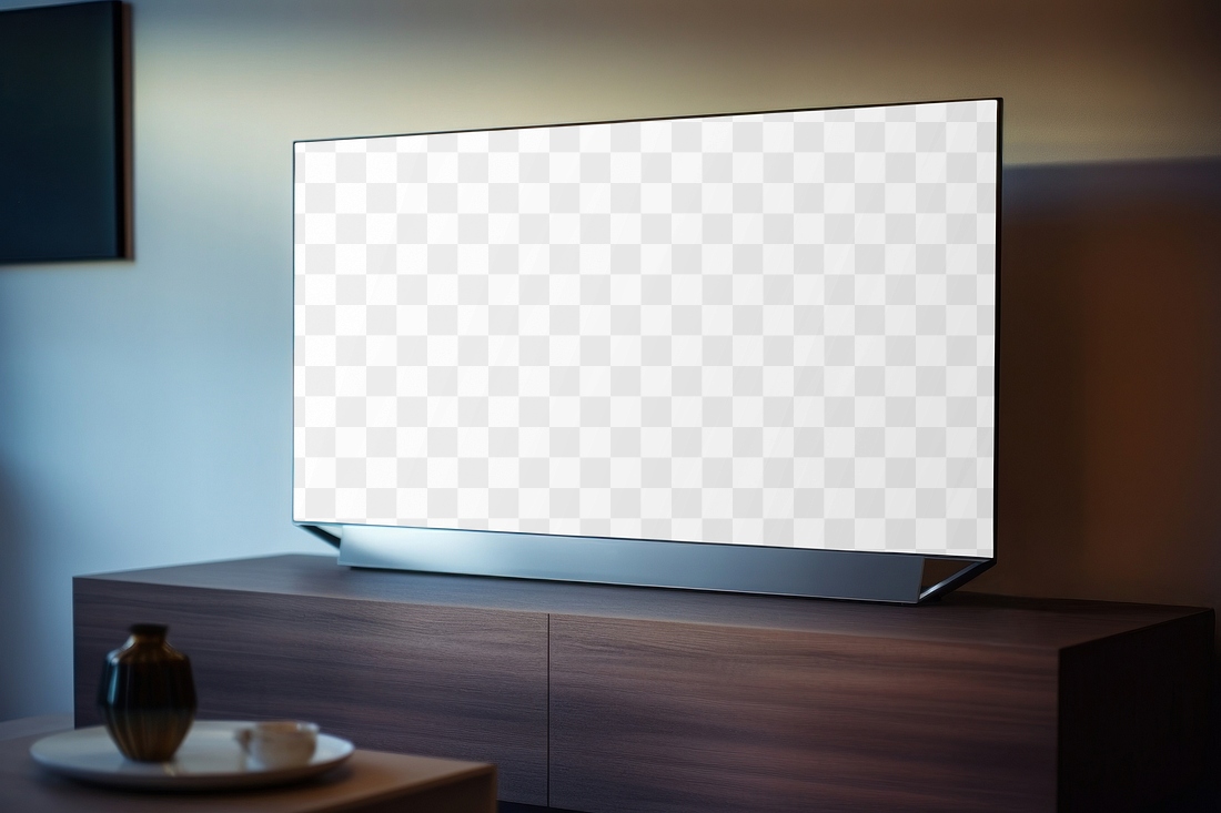 Smart TV screen png mockup, | Premium PNG - rawpixel