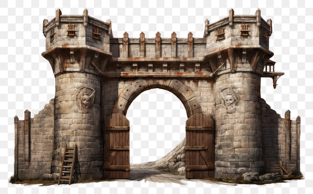 PNG Scene photo town gate | Premium PNG - rawpixel