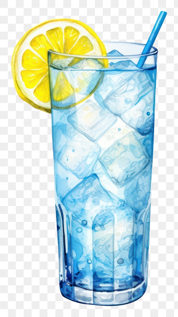 PNG Blue lemonade cocktail mojito | Premium PNG - rawpixel
