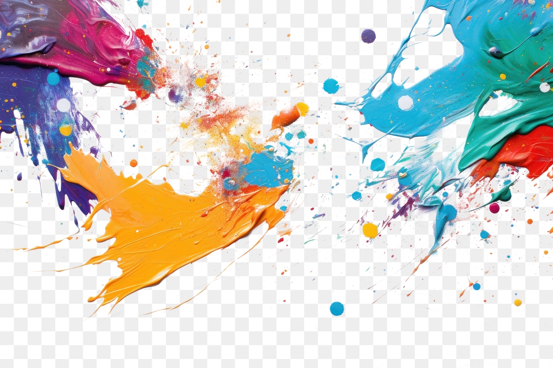 Colorful paint splash overlay effect | Premium PNG - rawpixel