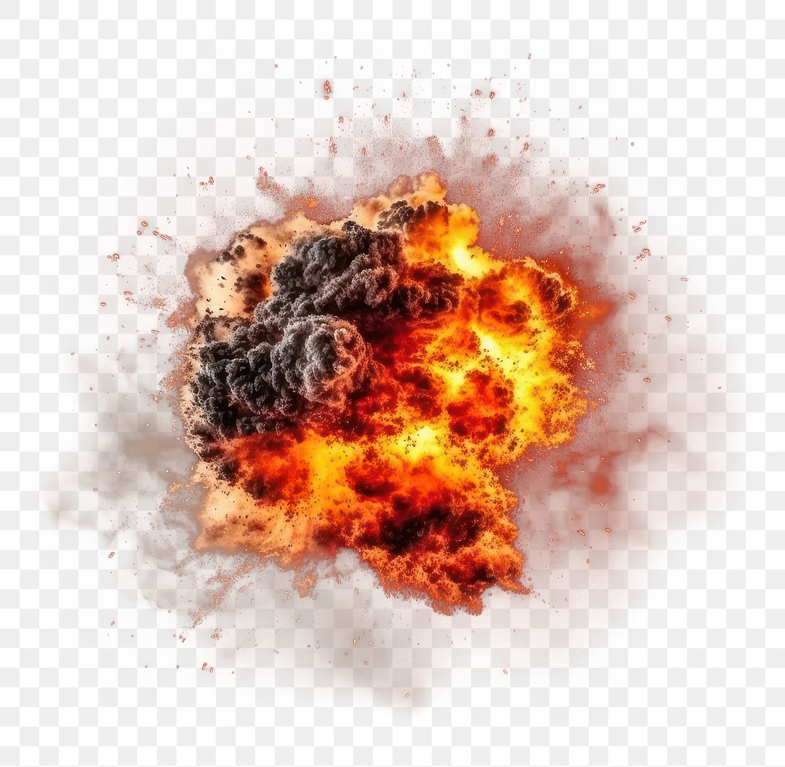 Bomb explosion effect png, transparent | Premium PNG - rawpixel