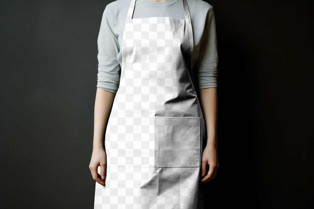 Female apron png, transparent mockup | Premium PNG - rawpixel