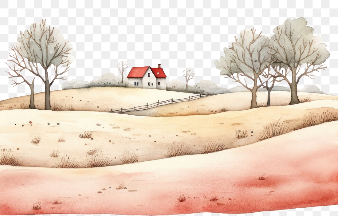 PNG Landscape outdoors nature house. | Premium PNG - rawpixel