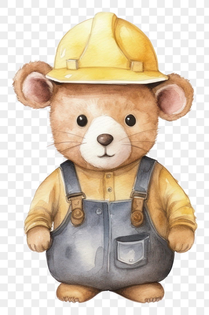 PNG Rat engineer cartoon hardhat | Free PNG - rawpixel
