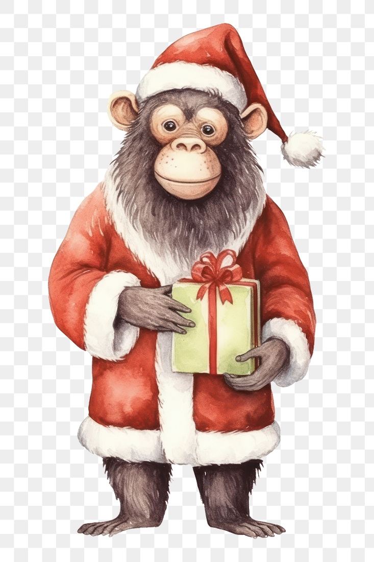 PNG Cute chimpanzee cartoon mammal | Free PNG - rawpixel