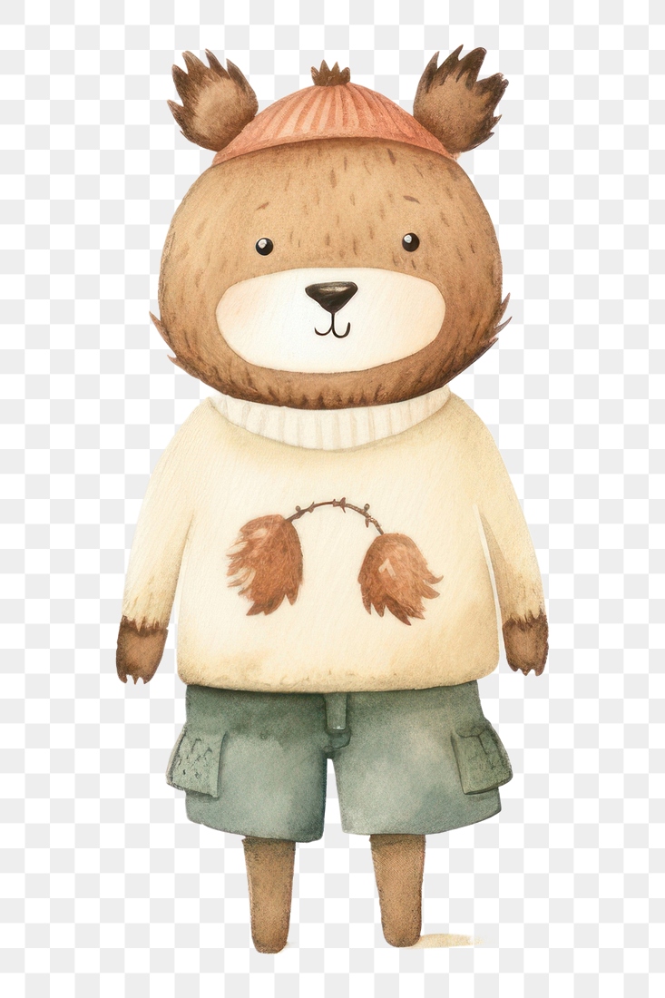 PNG Animal family cartoon mammal | Free PNG - rawpixel