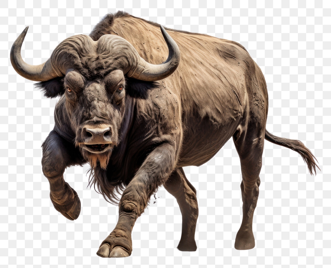 PNG African buffalo livestock wildlife | Free PNG - rawpixel