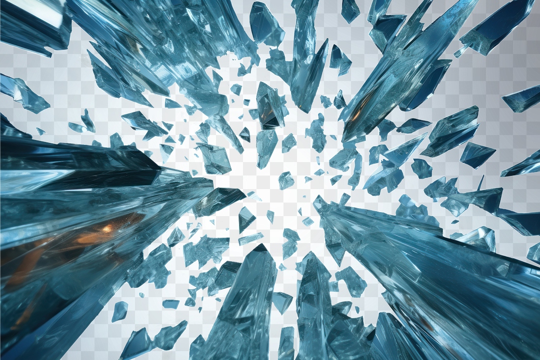PNG broken crystal effect, transparent | Premium PNG - rawpixel