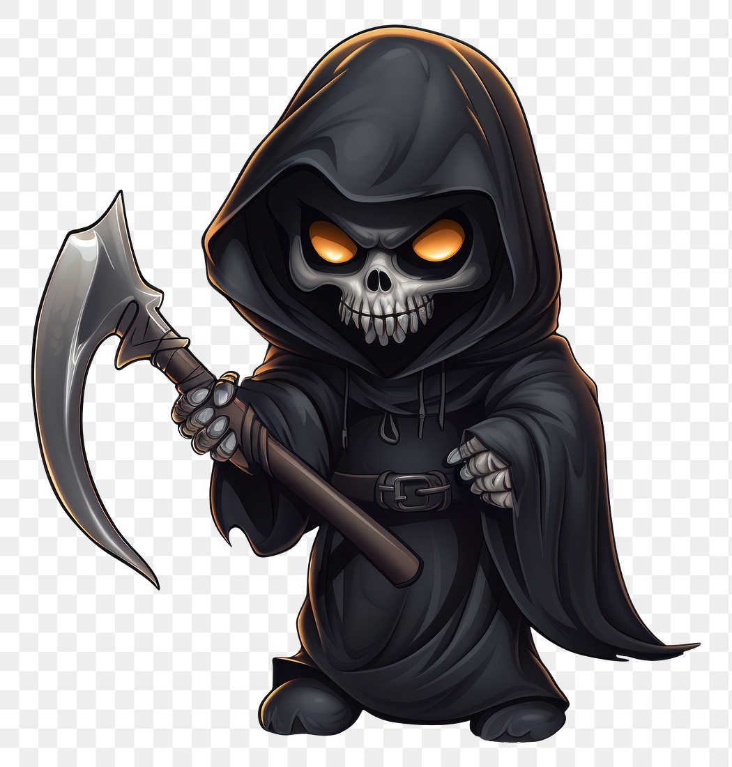 PNG Cute grim reaper representation | Premium PNG - rawpixel