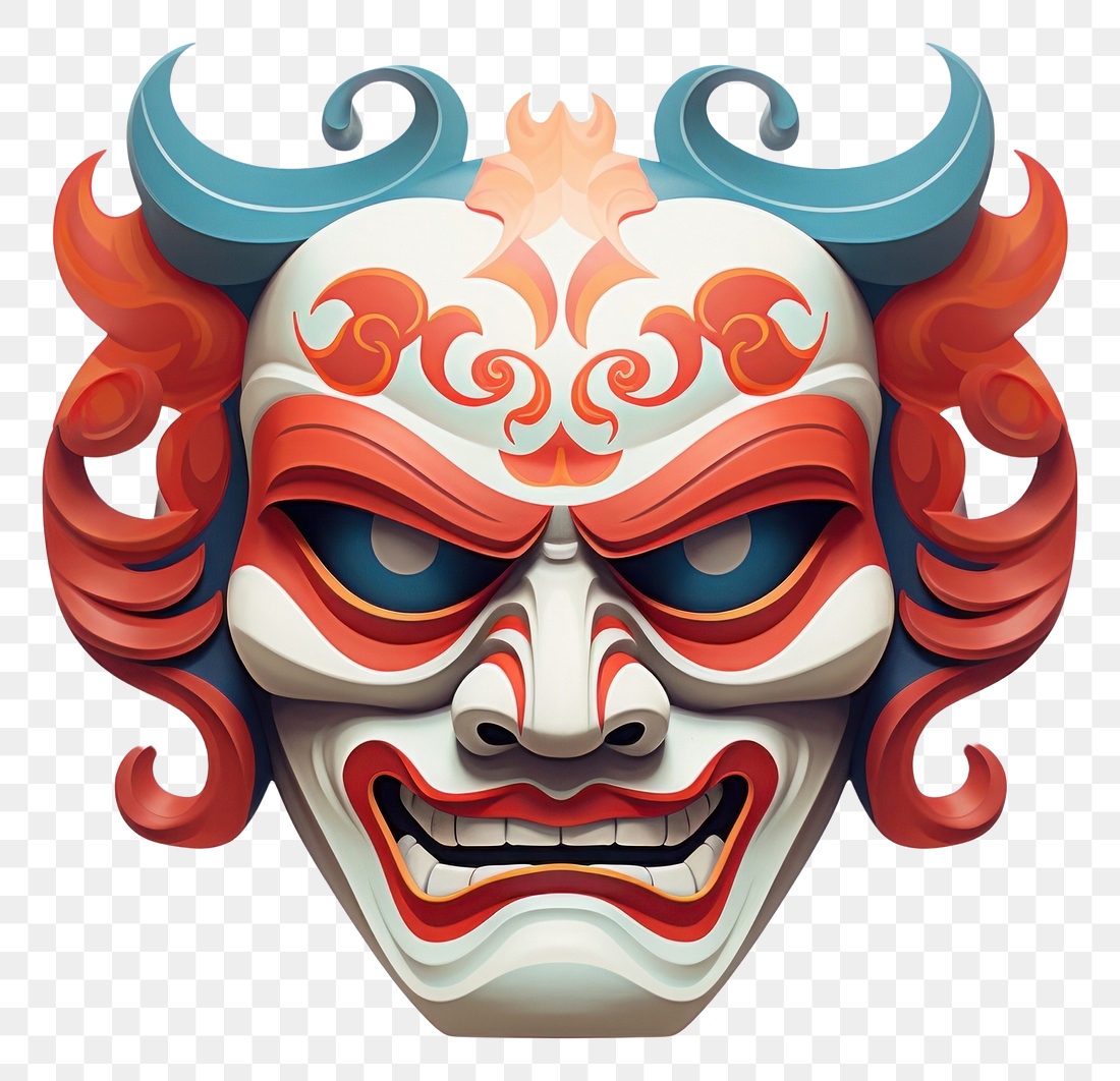 PNG Japanese mask representation celebration | Free PNG - rawpixel