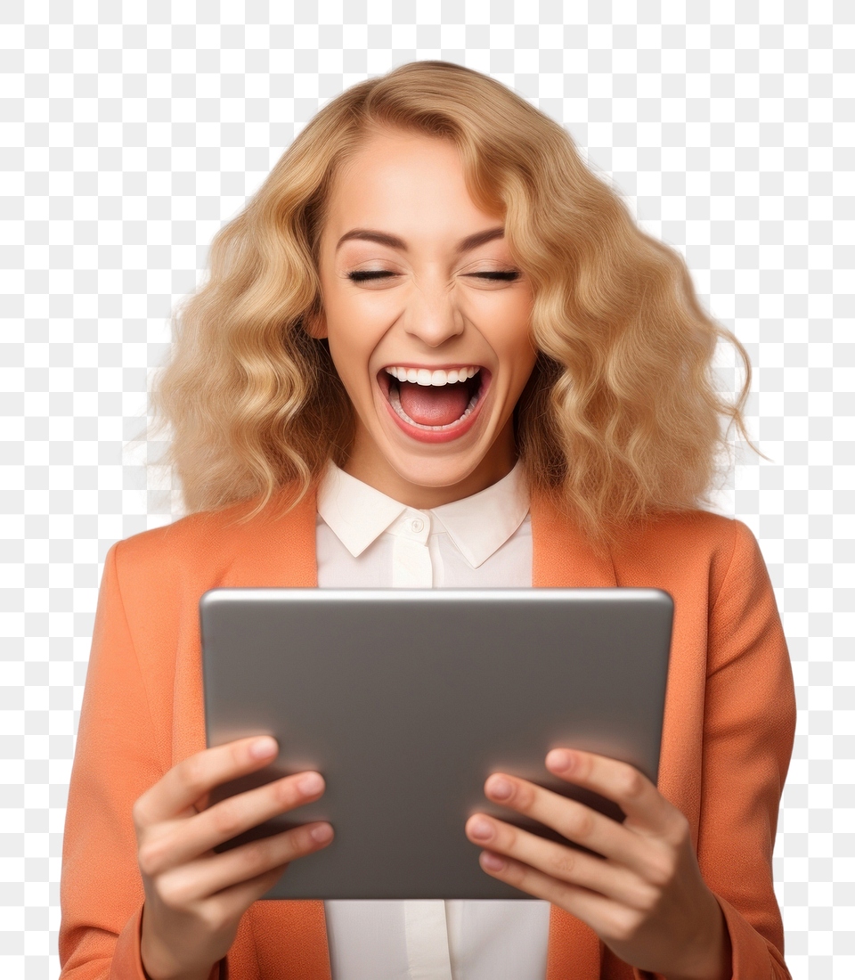 PNG Laughing computer looking happy. | Premium PNG - rawpixel