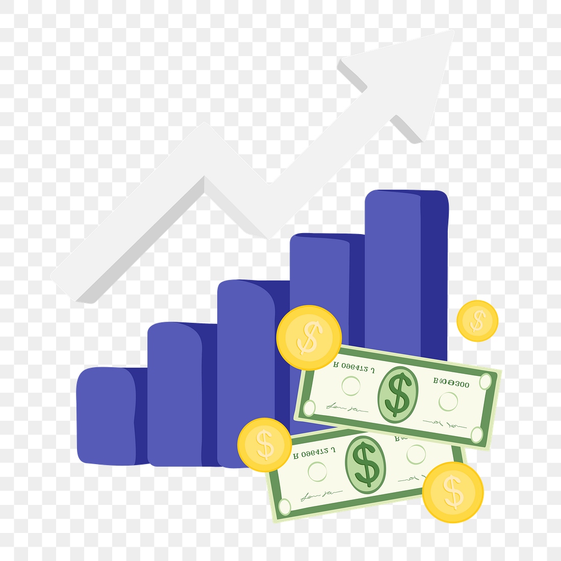 Business growth png, aesthetic illustration, | Premium PNG - rawpixel