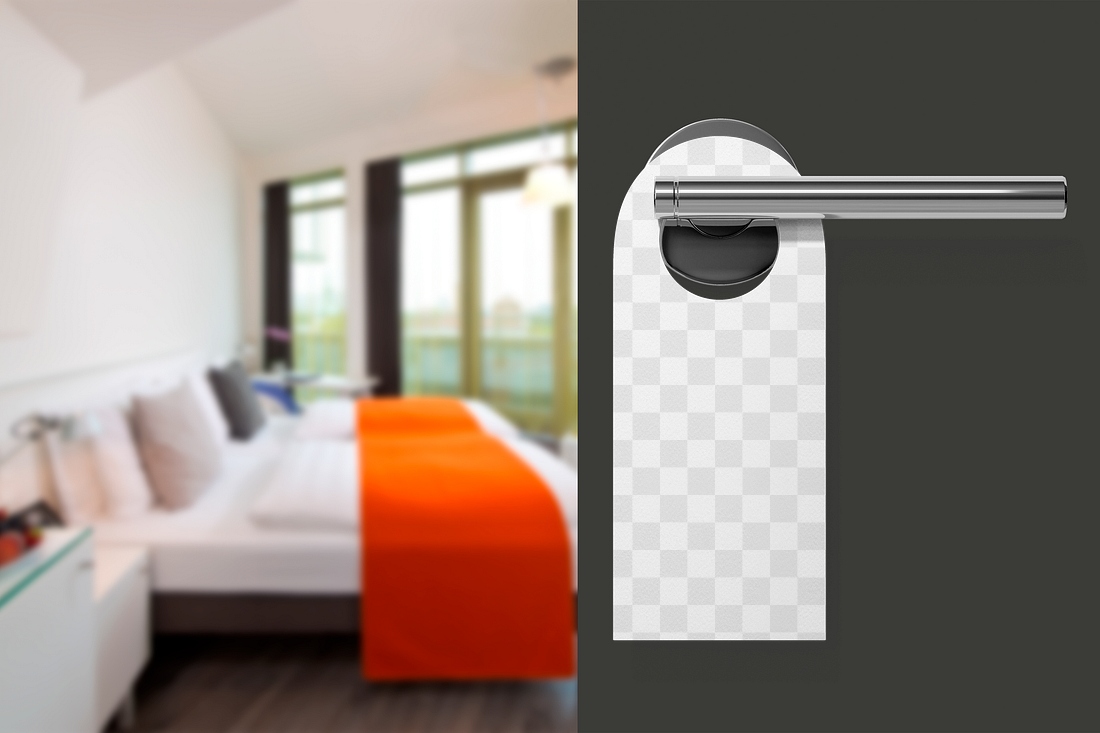 Png hotel room tag mockup, | Premium PNG - rawpixel