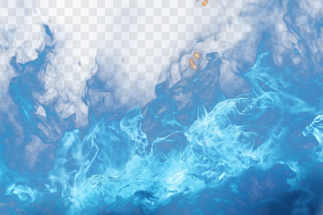 Blue flame effect png, transparent | Premium PNG - rawpixel