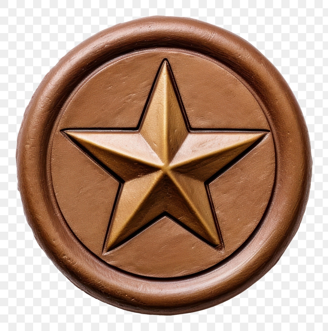 PNG Star symbol bronze white | Free PNG - rawpixel