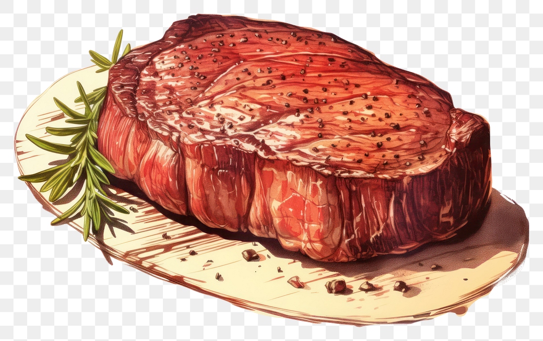 PNG Steak vintage beef meat | Premium PNG - rawpixel