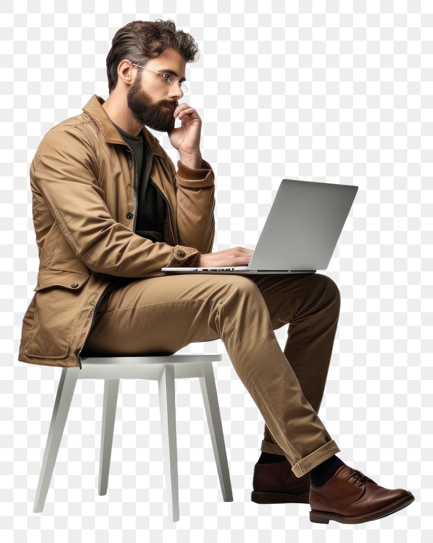 PNG Computer sitting laptop footwear | Free PNG - rawpixel