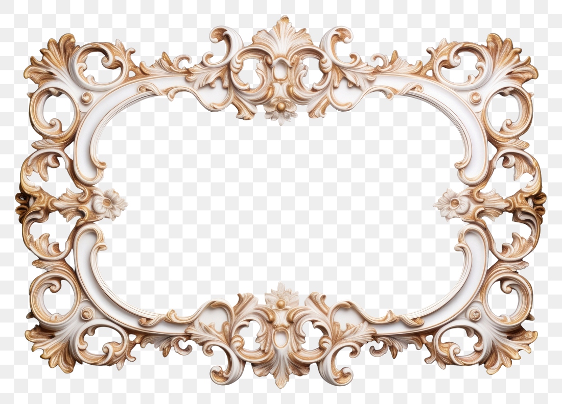PNG Rectangle Rococo rectangle frame | Premium PNG - rawpixel