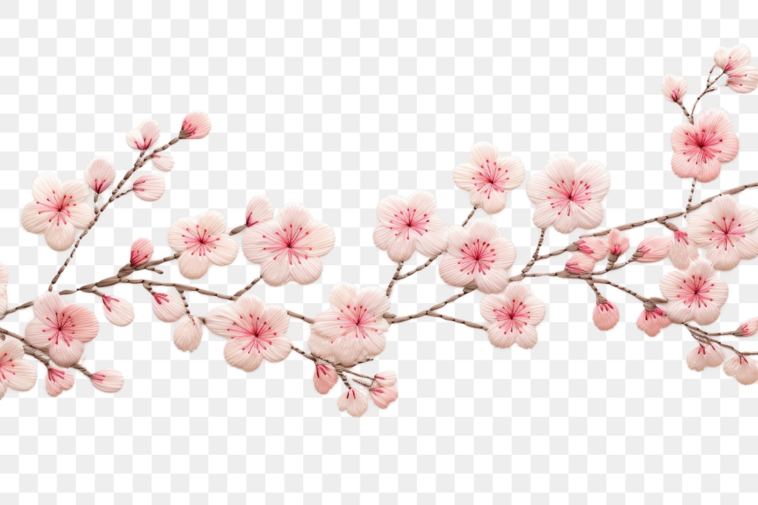 PNG Little Cherry blossom pattern | Free PNG - rawpixel